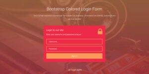 Los mejores formularios de registro en Bootstrap Gratis - Mister ...