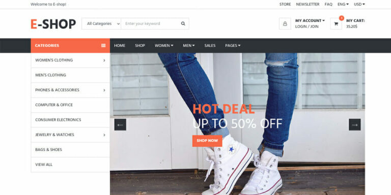 Mejores Plantillas de Ecommerce Bootstrap Gratis - Mister digital - Blog de SEO y Marketing