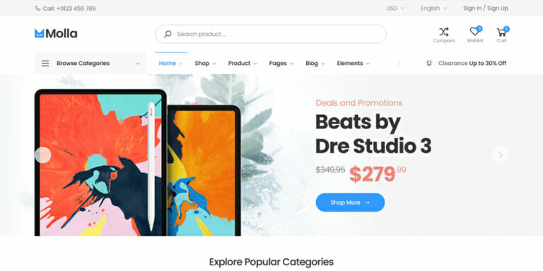 Mejores Plantillas de Ecommerce Bootstrap Gratis - Mister digital ...