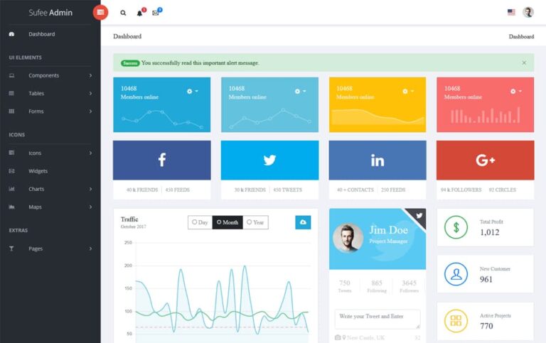 50+ plantillas panel de administración de Bootstrap gratis en 2022 ...