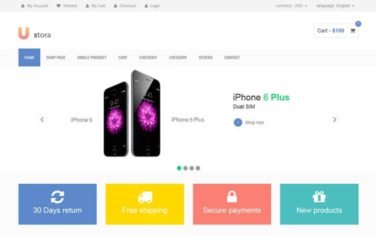 50 mejores plantillas HTML5 de tienda online gratis - Mister digital - Blog de SEO y Marketing