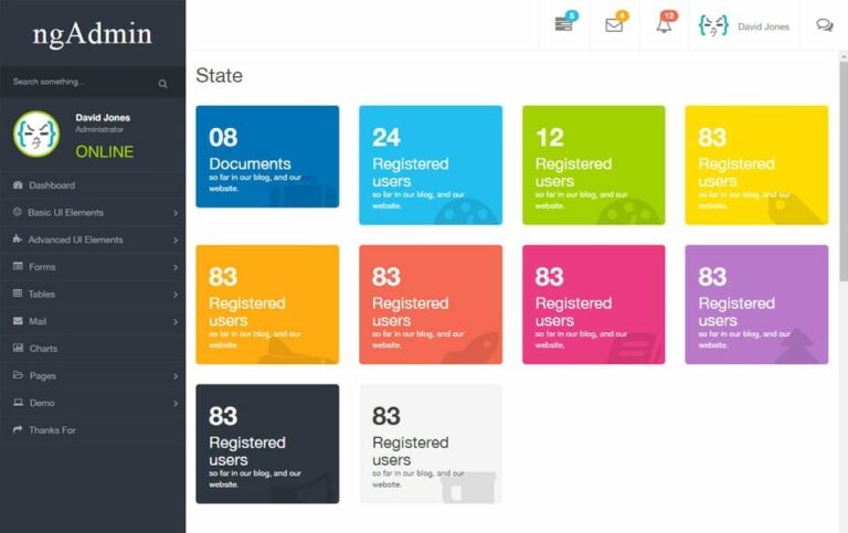 50+ plantillas para Dashboard Angular Gratis - Mister digital - Blog de SEO y Marketing