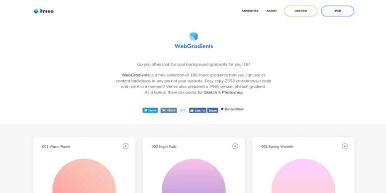 Los mejores generadores y bibliotecas de gradientes - Mister digital ...